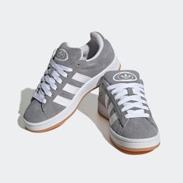 M&auml;dchen Sneaker "CAMPUS 00S", adidas originals, Gr. 38,5, grau, Leder, Synthetik, Schuhe, f&uuml;r Kinder und Jugendliche, mit Gummilaufsohle, mit