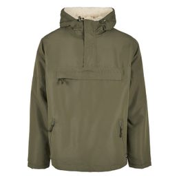 Brandit Herren Allwetterjacke "Brandit Herren Windbreaker Sherpa"olive, Gr. L, mehrfarbig, 80% Elastodien, 20% Polyester, Jacken