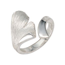 Jobo Damen Silberring "Ginko", 50, Silber 925 (Sterlingsilber), silber, Silber 925 (Sterlingsilber), Fingerringe, 925 Silber
