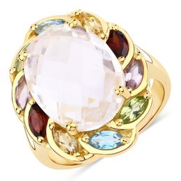 Rafaela Donata Damen Fingerring "K701", 60, 2,8mm, bunt, Fingerringe, aus Sterling Silber