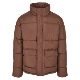 Urban Classics Herren Winterjacke "Urban Classics Herren Short Puffer Jacket"bark, Gr. L, unifarben, 100% Polyester, Jacken