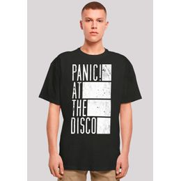 F4NT4STIC Herren T-Shirt "Panic At The Disco Block Text", schwarz, Gr. M, Obermaterial: 100% Baumwolle, Shirts, Premium Qualit&auml;t