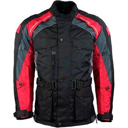 Roleff Motorradjacke "Liverpool RO", S, schwarz, Jacken, Unisex, Mit Sicherheitsstreifen, 4 Taschen