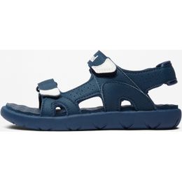 Timberland Kinder Sandale "PERKINS ROW BACKSTRAP SANDAL", Gr. 35, blau, Synthetik, Schuhe, mit Klettverschlu&szlig;