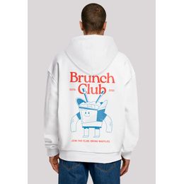 F4NT4STIC Herren Kapuzenpullover "The Brunch Club", wei&szlig;, Gr. XXL, Obermaterial: 100% Baumwolle, Pullover, Premium Qualit&auml;t