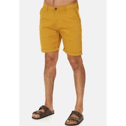 CRUZ Herren Shorts "Jerryne", gelb, Gr. XXL, unifarben, 97% Baumwolle, 3% Elasthan, Hosen, mit praktischen Seitentaschen