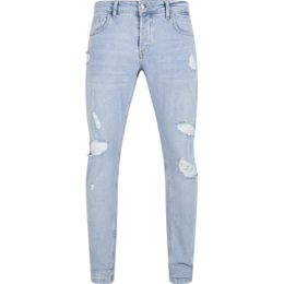 2Y Premium Herren Bequeme Jeans "2Y Premium Herren 2Y Skinny Fit Jeans"blau, Gr. 32, unifarben, 97% Baumwolle, 3% Elasthan, Jeans