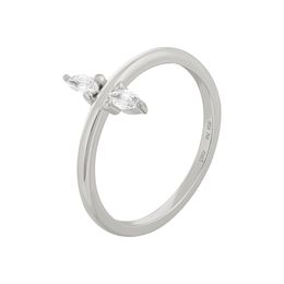CAI CA&Iuml; Damen Fingerring "925 Silber rhodiniert mit Zirkonia", 058 (18,5), Silber 925 (Sterlingsilber), silber, Silber 925 (Sterlingsilber), Fingerringe