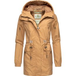 Navahoo Damen Outdoorjacke "Neophee", braun, Basic, Gr. XL, Obermaterial: 100% Polyester; Futter: 100% Polyester; &Auml;rmelfutter: 100% Polyester,