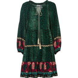 bonprix Damen Tunikakleid "Tunika-Kleid aus flie&szlig;ender Viskose", gr&uuml;n, Gr. 42, Obermaterial: 100% Viskose, Kleider, f&uuml;r stilvollen Auftritt, aus