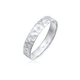 Kuzzoi Herren Silberring "Bandring Herrenring Freundschaftsring 925 Silber", 56mm, ohne Stein, Silber 925 (Sterlingsilber), 4mm, silber, Silber 925