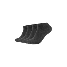 JOOP! JOOP Herren Sneakersocken "Sneakersocken 4er Pack", Gr. 43, schwarz, 80% Baumwolle, 17% Polyamid, 3% Elasthan, meliert, Socken