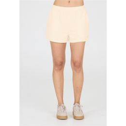 ENDURANCE ATHLECIA ATHLECIA Damen Shorts "Crecy", beige, Gr. 36, unifarben, 50% Baumwolle, 48% Polyester, 2% Elasthan, Hosen, aus robustem und atmungsaktivem Material