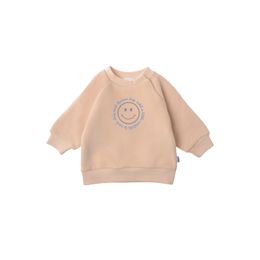 Liliput M&auml;dchen Sweatshirt "Smiley", beige, Gr. 86, bedruckt, 80% Baumwolle, 20% Polyester, Sweatshirts, mit witzigem Print