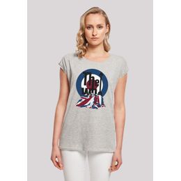 F4NT4STIC Damen T-Shirt "The Who Flag Blanket", grau, Gr. XS, Obermaterial: 100% Baumwolle, Shirts, Premium Qualit&auml;t