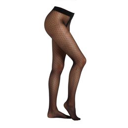 Camano Damen Feinstrumpfhose "Strumpfhose 1er Pack", Gr. L, schwarz, 84% Polyamid, 16% Elasthan, Strumpfhosen