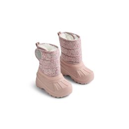 Wheat M&auml;dchen Stiefel "Wheat Winterboot Winty", Gr. 27rose powder flowers, Schuhe