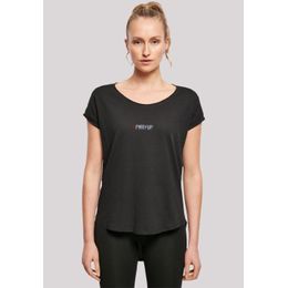 F4NT4STIC Damen T-Shirt "AC/DC PWRUP Stickerei", schwarz, Gr. XS, Obermaterial: 100% Baumwolle, Shirts, Premium Qualit&auml;t, Logo-Stickerei