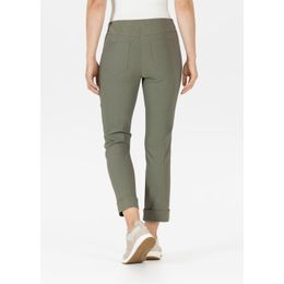 Stehmann Damen 3/4-Hose "Igor"vetiver, Gr. 42, Web, Obermaterial: 72% Viskose, 25% Polyamid, 3% Elasthan, Hosen, in Gr&ouml;&szlig;en 32 bis 52, aus Viskose mit