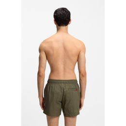 HUGO UNDERWEAR Herren Badeshorts "DOMINICA", gr&uuml;n, Gr. XXL, Web, Obermaterial: 100% Polyacryl, Badehosen