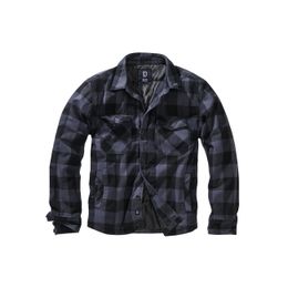 Brandit Herren Anorak "Brandit Herren Lumberjacket", schwarz-wei&szlig;, Gr. M, 100% Baumwolle, Jacken