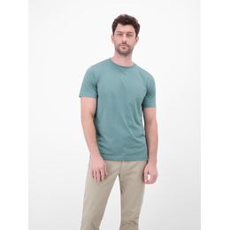 T-Shirt Lerros, Herren, Gr. XL, arctic blau, Single Jersey, Obermaterial: 100% Baumwolle, unifarben, regular fit h&uuml;ftlang, Rundhals, abgesteppt, Shirts T-Shirt, im Basic-Look