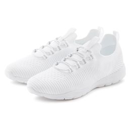 Vivance Damen Sneaker "Freizeitschuh, Halbschuh, Turnschuhe, Slip-On-Sneaker", Gr. 37, wei&szlig;, Obermaterial: 100% Textilmaterial. Decksohle: 100%