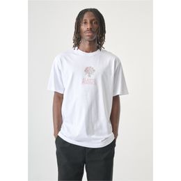 Cleptomanicx Herren T-Shirt, wei&szlig;, Gr. S, bedruckt, 100% Baumwolle, Shirts, mit modischem Frontprint