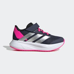 M&auml;dchen Sneaker "DURAMO SL KIDS", adidas Sportswear, Gr. 31, silber, Synthetik, Textil, Schuhe, mit Klettverschluss, f&uuml;r Kinder & Jugendliche
