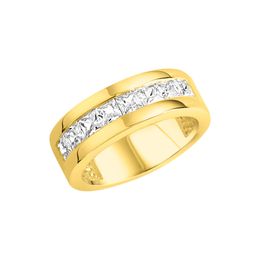 ZEEme Damen Fingerring "925/- Sterling Silber", 056 (17,8), Silber 925 (Sterlingsilber), gelb, Silber 925 (Sterlingsilber), Fingerringe