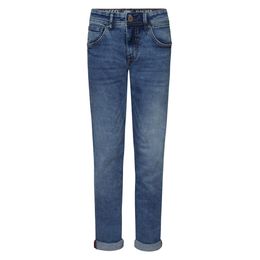 Jungen 5-Pocket-Jeans "Russel Regular", blau, Gr. 152, PETROL INDUSTRIES, Denim/Jeans, Obermaterial: 83% Baumwolle, 15% Polyester, 2% Elasthan,