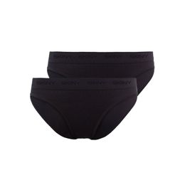 Skiny Damen Slip "Slip 2er Pack", Gr. 38, schwarz, Obermaterial: 100% Baumwolle CO., Unterhosen