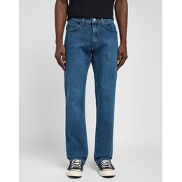Lee Herren Straight-Jeans "Legendary", blau, Gr. 36, Denim/Jeans, Obermaterial: 99% Baumwolle, 1% Elasthan, Jeans, Straight fit