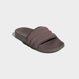 Damen Pantolette "SHOWER ADILETTE", adidas Sportswear, Gr. 39earth strata, earth strata, earth strata, Leder, Schuhe