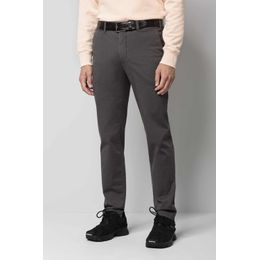 MEYER Herren Chinos "M5 Chino", grau, Gr. 34, unifarben, 98% Baumwolle, 2% Elasthan, Hosen, im unifarbenen Design