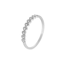 Damen Fingerring "375/- Wei&szlig;gold Brillant 0,04ct.", 017 (53,5), 0,04 P2 = erkennbare Einschl&uuml;sse, Gold, wei&szlig;, Diamonds by Ellen K., Gold, Fingerringe