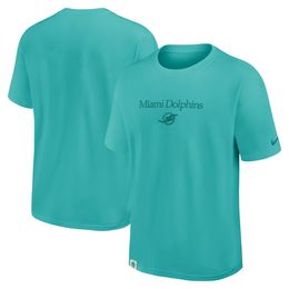 Nike Damen T-Shirt "Nike T-Shirt Miami Dolphins Nike SS Loose Fit Cotton", blau, Gr. L, 100% Baumwolle, Shirts
