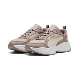 Puma Damen Sneaker "Cassia 2.0 Topcat Sneakers Damen", Gr. 38,5rose latte frosted ivory sandstone beige wei&szlig;, Obermaterial: Synthetik, Textil;