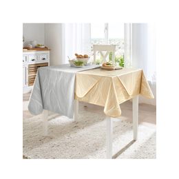 Tischdecke, B:110cm L:140cm, grau, Tischdecken
