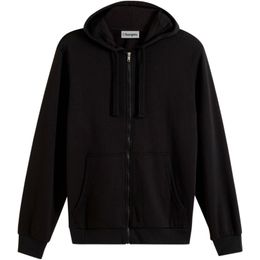 bonprix Herren Kapuzensweatjacke "Kapuzen-Sweatjacke mit Rei&szlig;verschluss", schwarz, Gr. 60, unifarben, Sweatware, Obermaterial: 60% Baumwolle, 40%