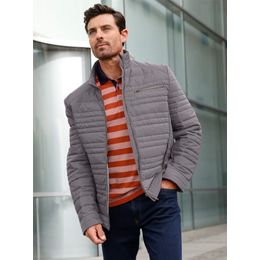 Marco Donati Herren Steppjacke, grau, Gr. 62, unifarben, 100% Polyester, Wattierung:100% Polyester, Jacken