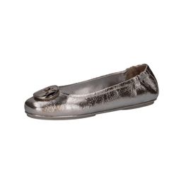 Peter Kaiser Damen Ballerina "Peter Kaiser Ballerinas Leder", Gr. 36, silber, Leder, Schuhe