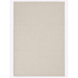 Teppich HEINE HOME, B:70cm L:140cm, beige, Baumwolle, Wohnzimmer, Teppiche