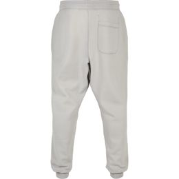 Urban Classics Herren Stoffhose "Urban Classics Herren Basic Sweatpants", grau, Gr. XL, unifarben, 80% Baumwolle, 20% Polyester, Hosen