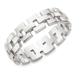 Damen Fingerring "Schmuck Geschenk Silbering strukturiert", 54, Silber 925 (Sterlingsilber), 5,5mm, silber, ANISTON JEWELRY & WATCHES, Silber 925