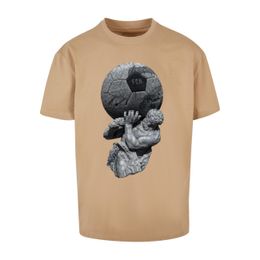 Damen T-Shirt "Upscale by Mister Tee Herren"unionbeige, Gr. L, UPSCALE BY MISTER TEE, bedruckt, 100% Baumwolle, Shirts