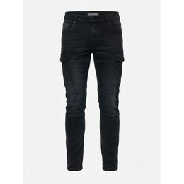 Koroshi Cargo Jeans male Black size 34