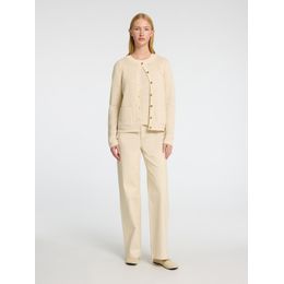 Selected Strickjacke 'SLFVinna' Damen Gr&ouml;&szlig;e XS beige / braun