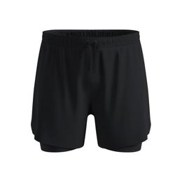Odlo Zeroweight 5 Inch 2-in-1 Short Bekleidung Herren schwarz