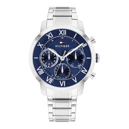 Tommy Hilfiger Uhr 'OXFORD' Herren Gr&ouml;&szlig;e One Size blau / silber
